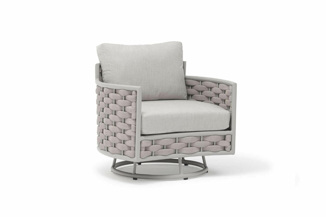 LOOP swivel armchair - Liv Outdoor